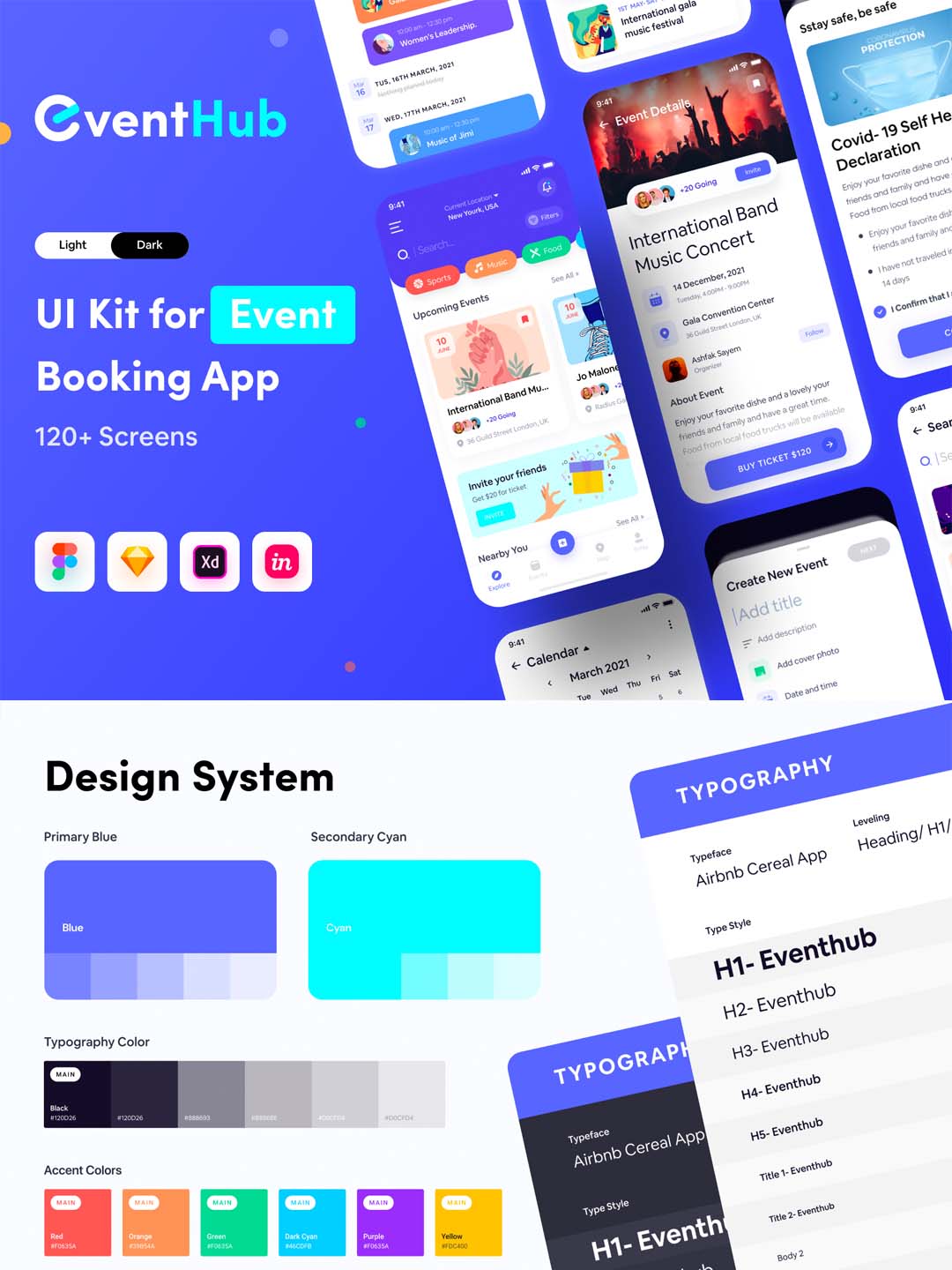 汽车展示app组建素材分享sketch，xd，figma格式