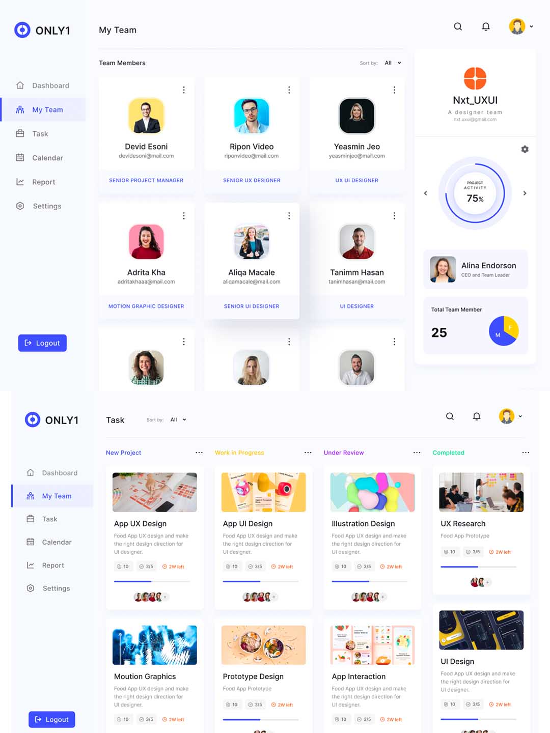 B端产品UI源文件下载，项目管理UI界面设计资源下载，团队管理UI界面设计素材figma源文件